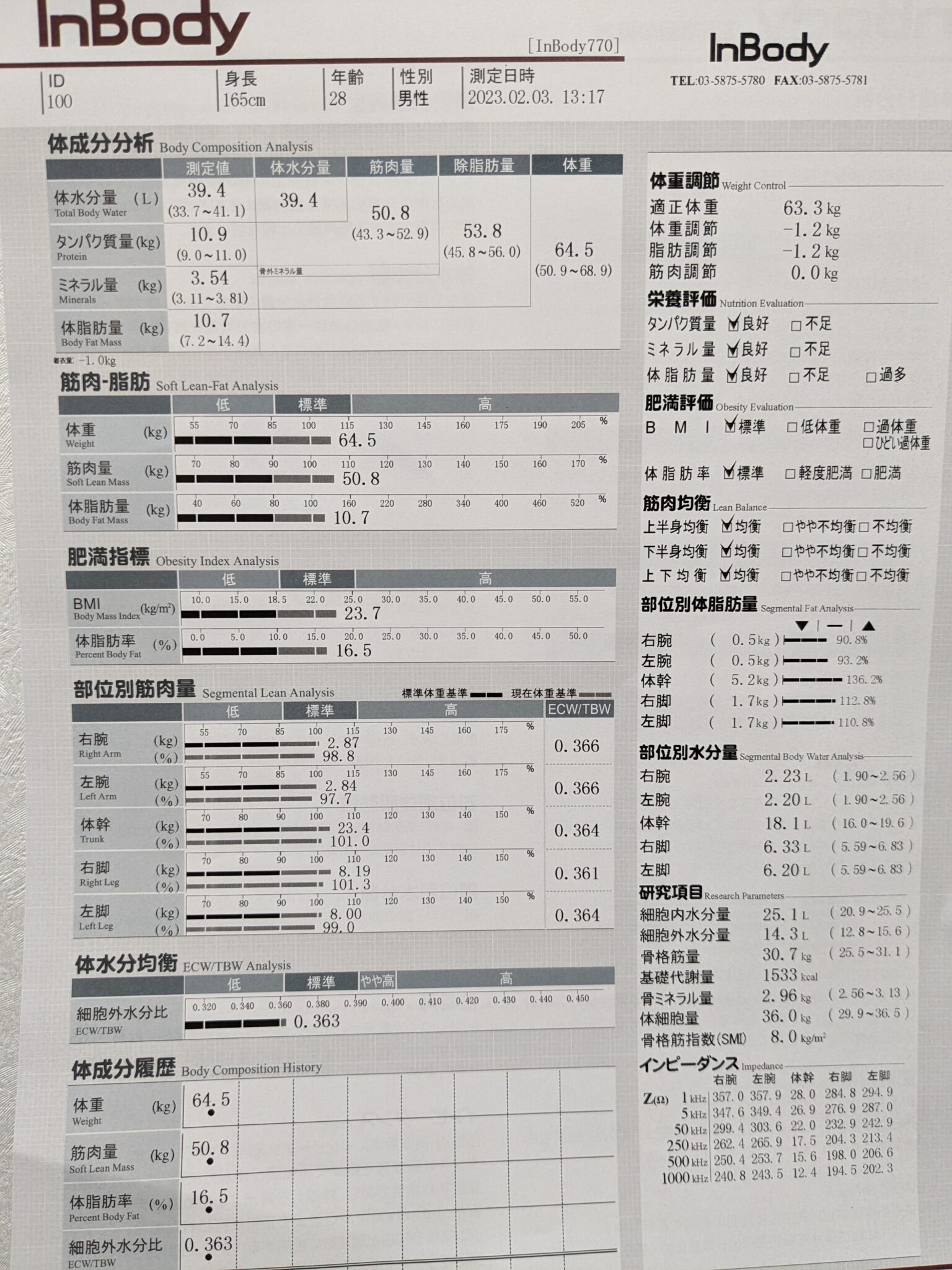 Inbody770を導入しました。｜医療法人ONE きくち総合診療クリニック